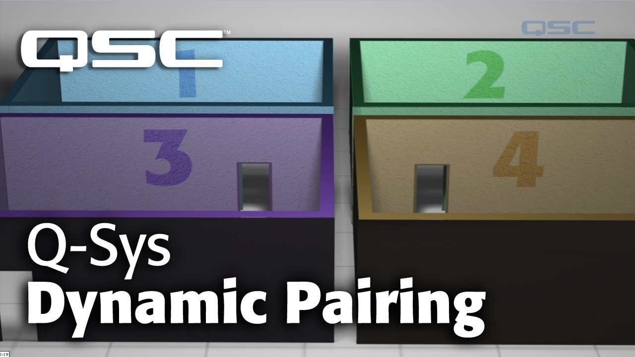 Q-SYS Quickstart: Dynamic Pairing