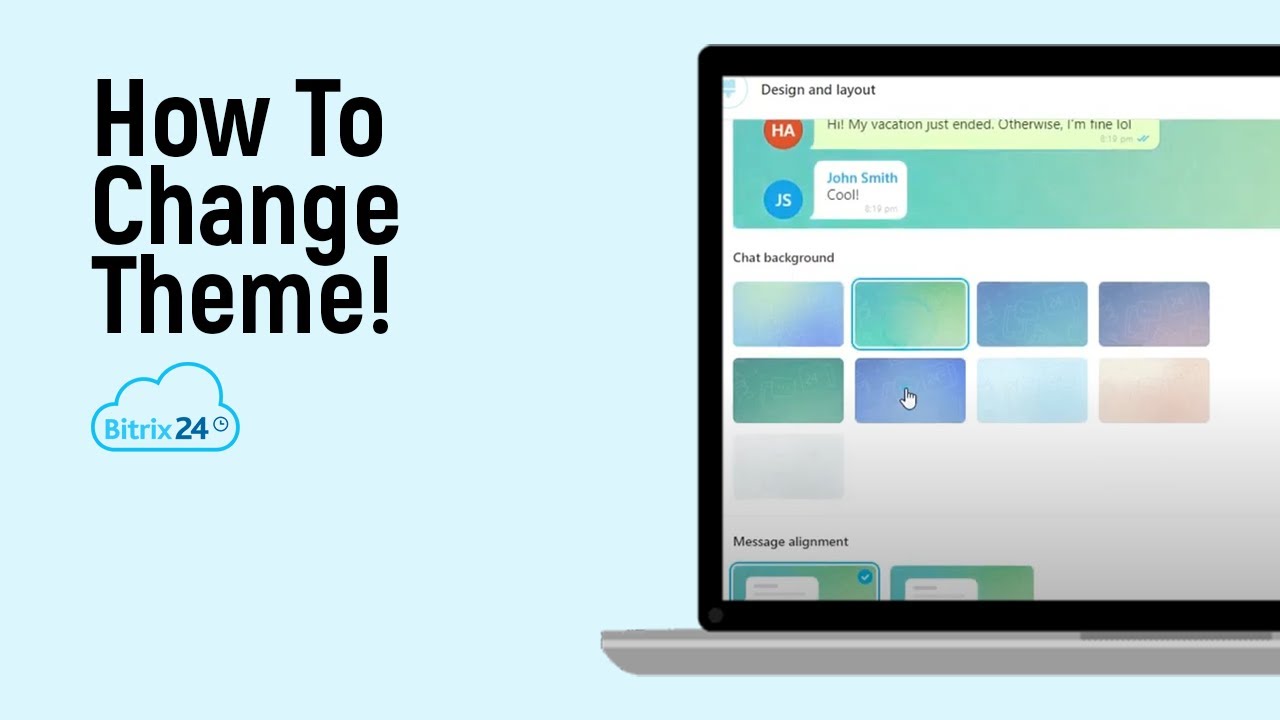How to Change Theme of Bitrix 24 Account [easy]