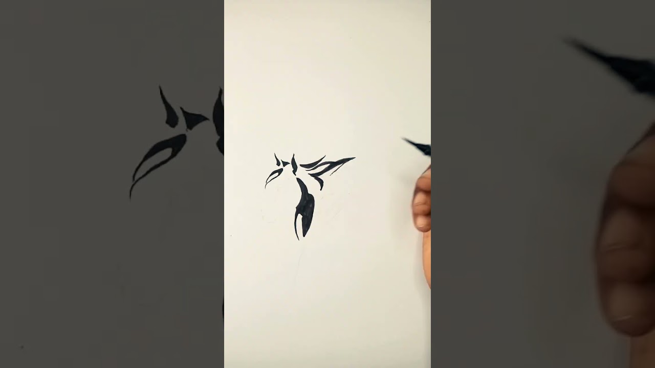 Vector Silhouette of a Horse s Head Stock vector -Illustration of isolated ,loge#artwork #artist