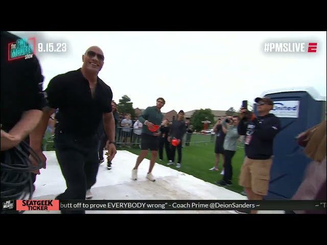 Dwayne Johnson gets honest about failing to make it to the NFL