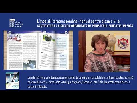 Limba și literatura română. Manual pentru clasa a VI-a, câștigător la licitația ME 2023