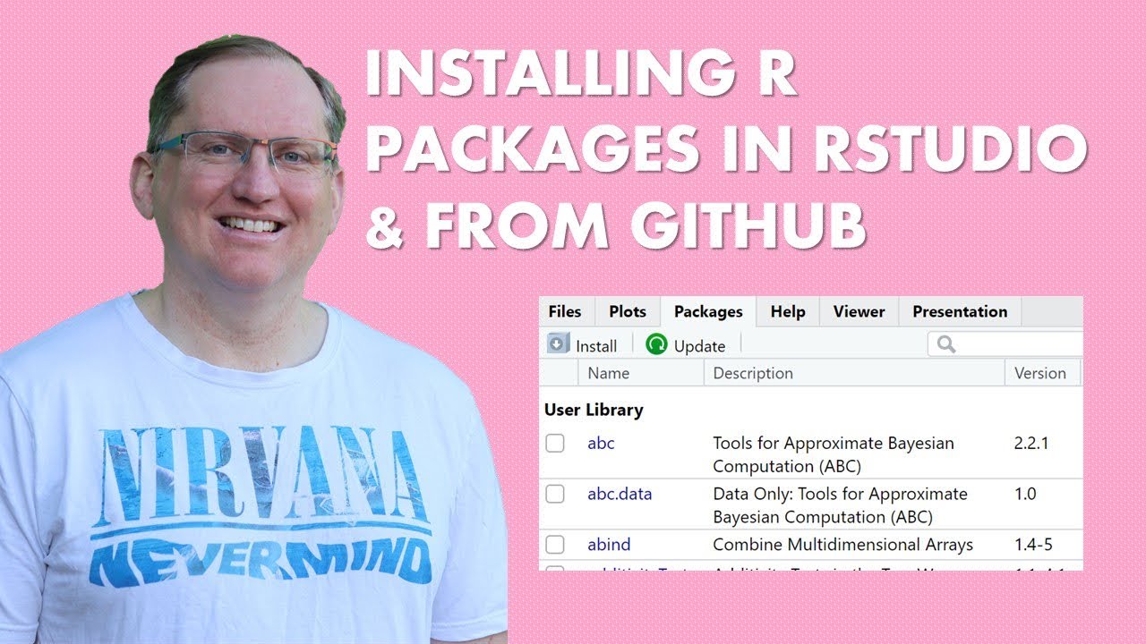 Installing R Packages in RStudio & from Github