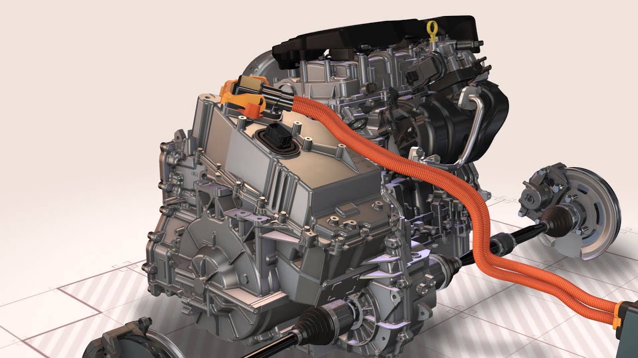 2016 Chevy Volt Powertrain Animation