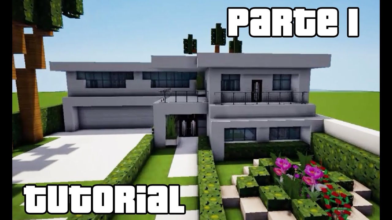 Minecraft - Tutorial Casa Moderna de Quartzo