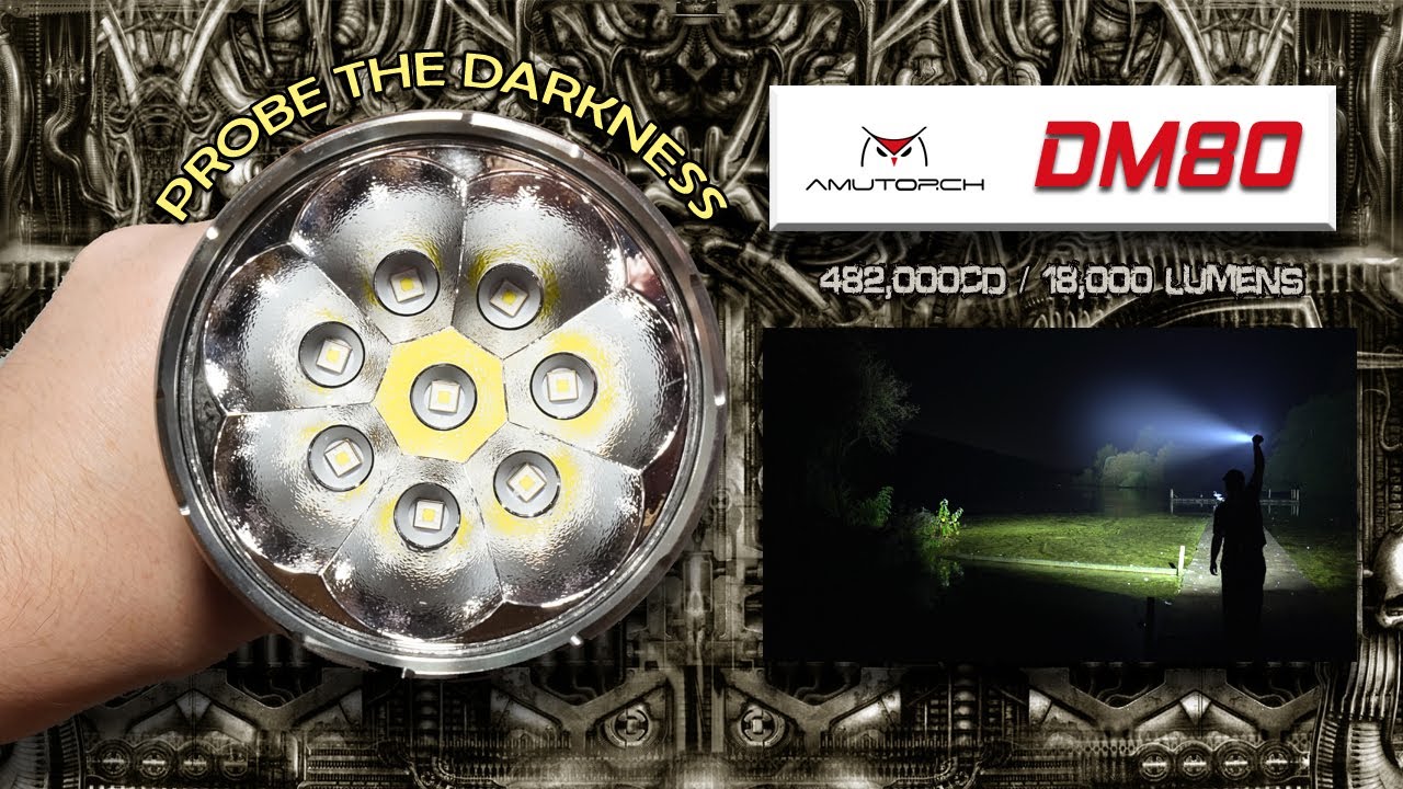 AMUTORCH DM80, a very very throwy pop can flashlight - "Probe the ...