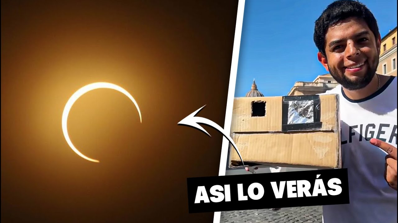 Cómo hacer una caja para ver eclipses !!