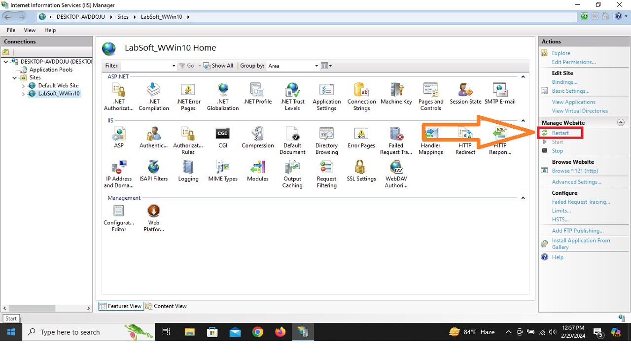 How to Restart IIS