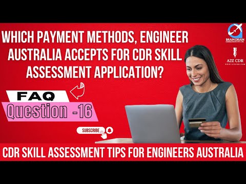 What Payment Methods does Engineers Australia accept for Skill Assessment? | CDR Writing Services