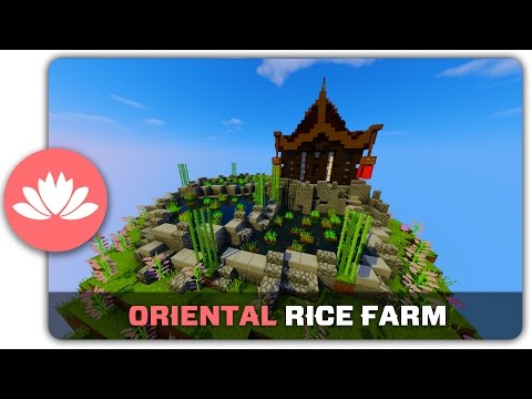 Oriental Rice Farm Tutorial Minecraft Project
