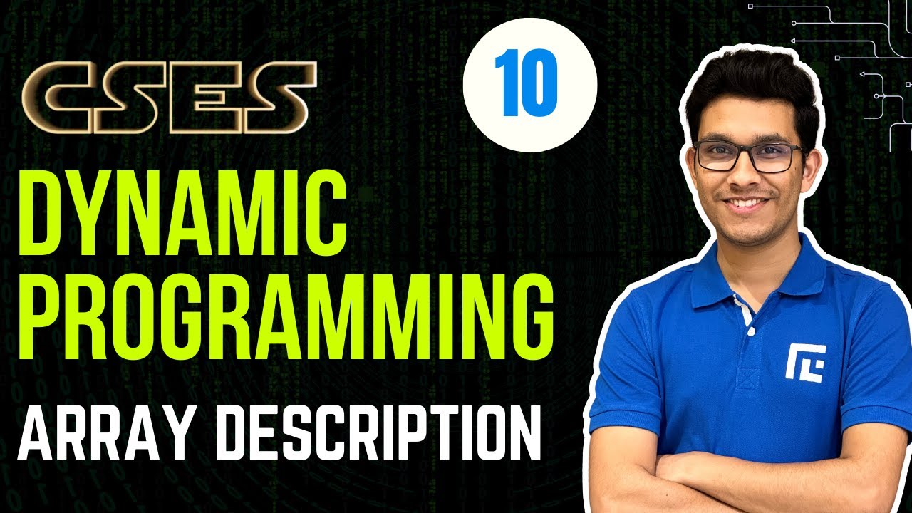 DP-10 Array Description | Problem Solving | Competitive Programming | DSA | CSES