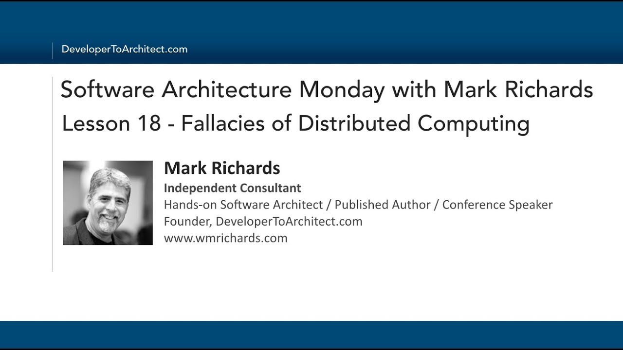 Lesson 18 - The Fallacies of Distributed Computing