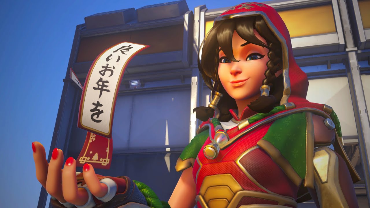 NEW Festive Kiriko Skin Showcase | Overwatch 2