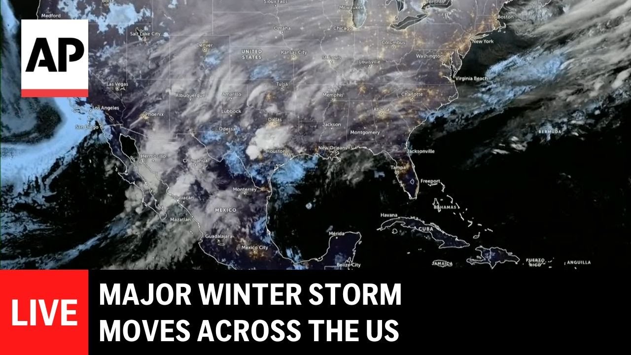 Weather LIVE: Tracking major winter storm moving across the US