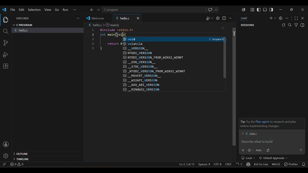 C Programming Tutorial 1 - Writing Your First Program 