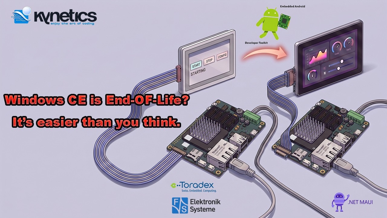 From Windows CE to Embedded Android with .NET MAUI | HMI & GPIO Demo