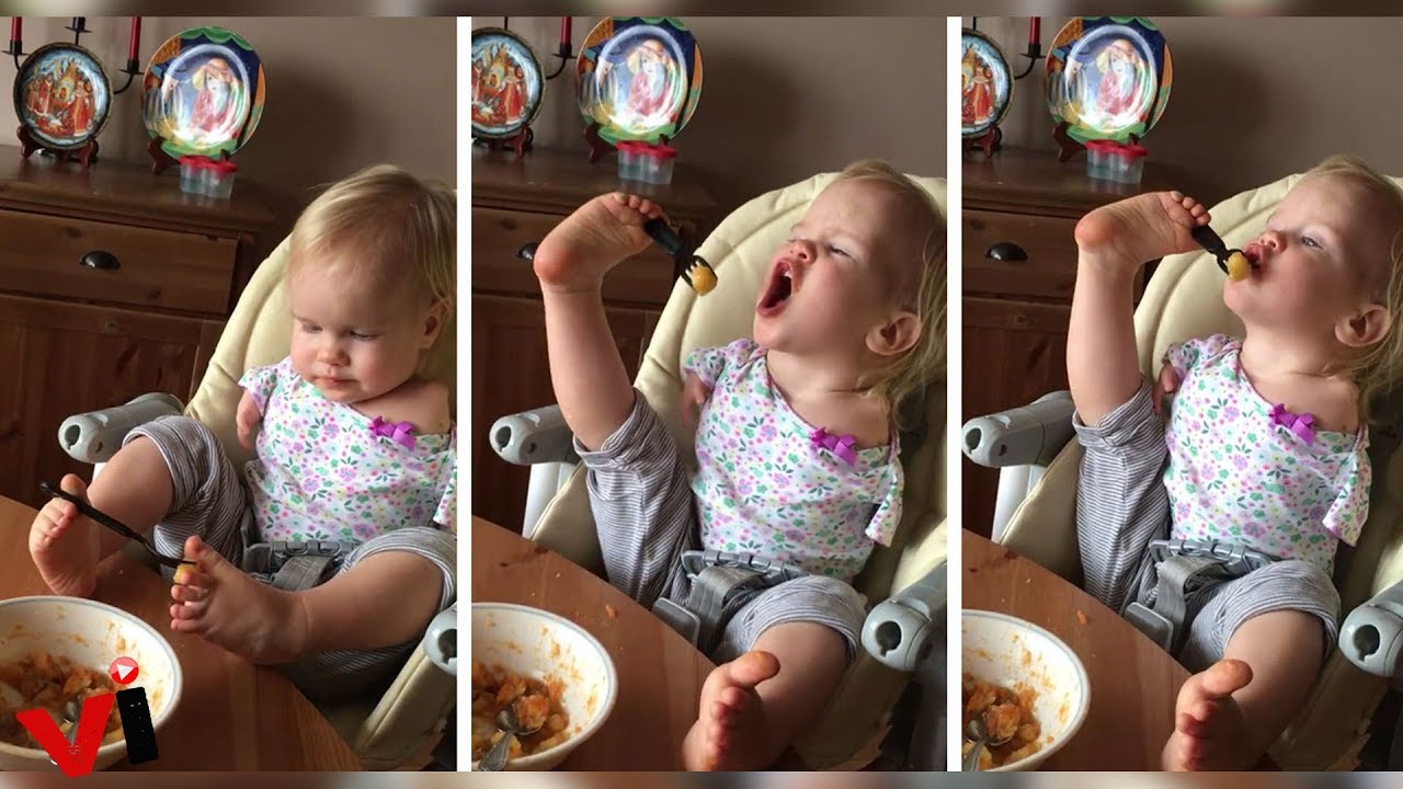 Toddler Born Without Arms Abandoned By Birth Mother Learns To Feed Herself Using Her Feet