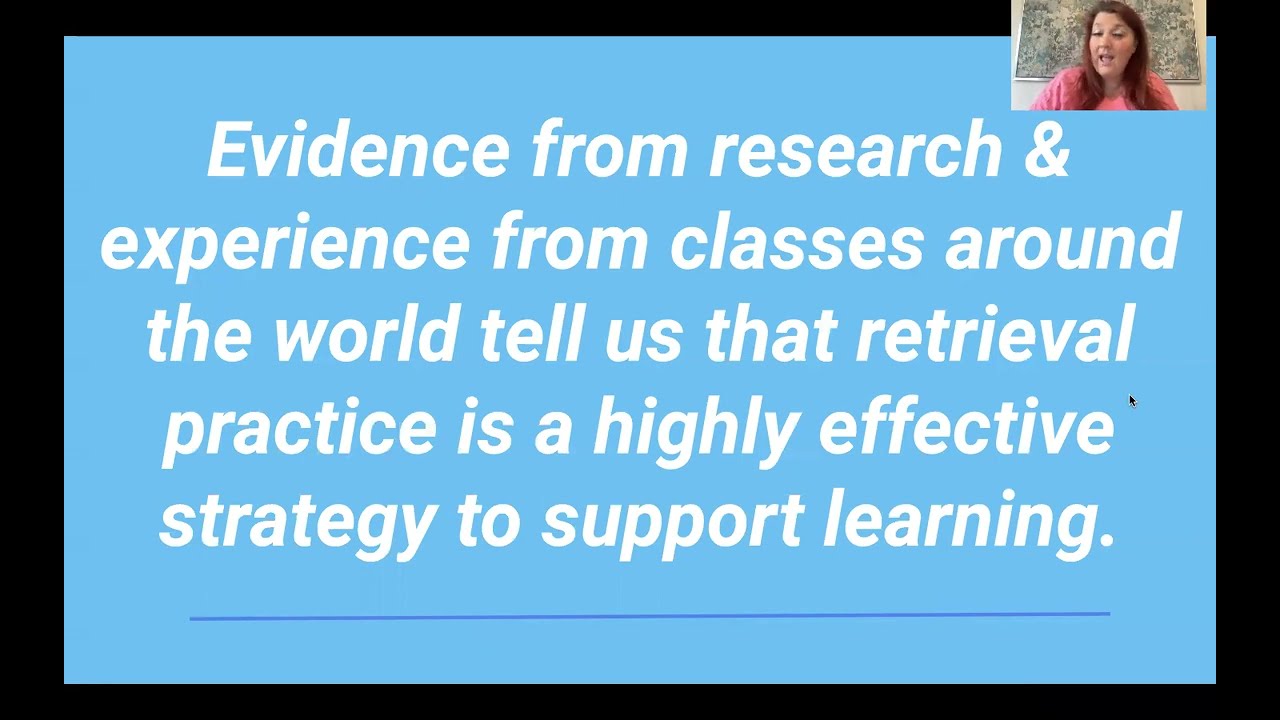 Retrieval Practice: A guide for parents, carers & families