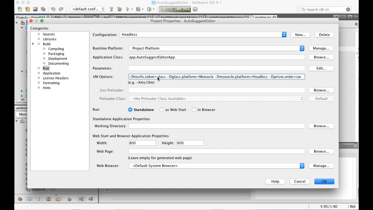 TestFX Headless AutoSuggestEditorApp