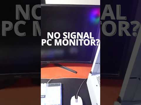 How to fix No Signal PC Monitor ? #gaming #pc