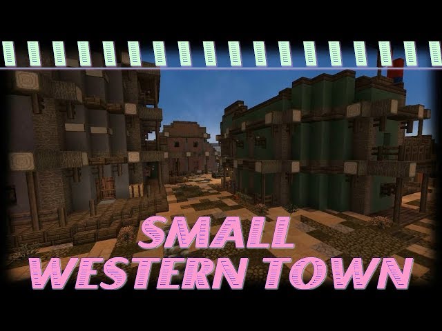 Small Western Town Minecraft Map