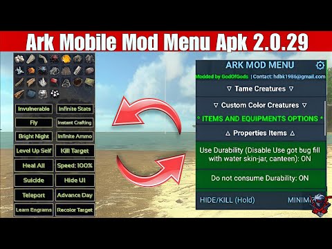 Ark Mobile Mod apk 2.0.29 || 10 + 14 Working Mod 🤑Only Free, Unlimited🥵