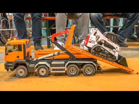 RC CONSTRUCTION SITE MACHINES! ROLLERS! EXCAVATORS! LOADERS! CATERPILLAR! KOMATSU! LIEBHERR!