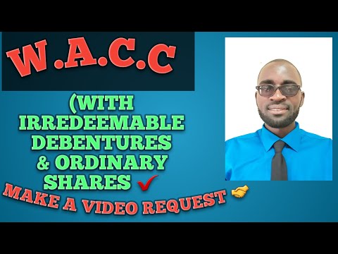 W.A.C.C/How to calculate Weighted Average Cost of Capital/W.A.C.C explained with Example