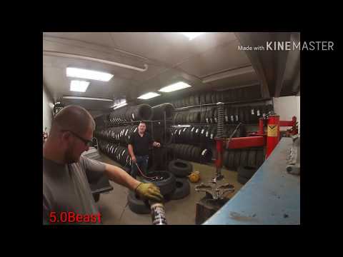 STRETCHING SOME 275 55 20 TIRES ON 20X12 INCH WHEELS DIDN'T GO AS PLAN