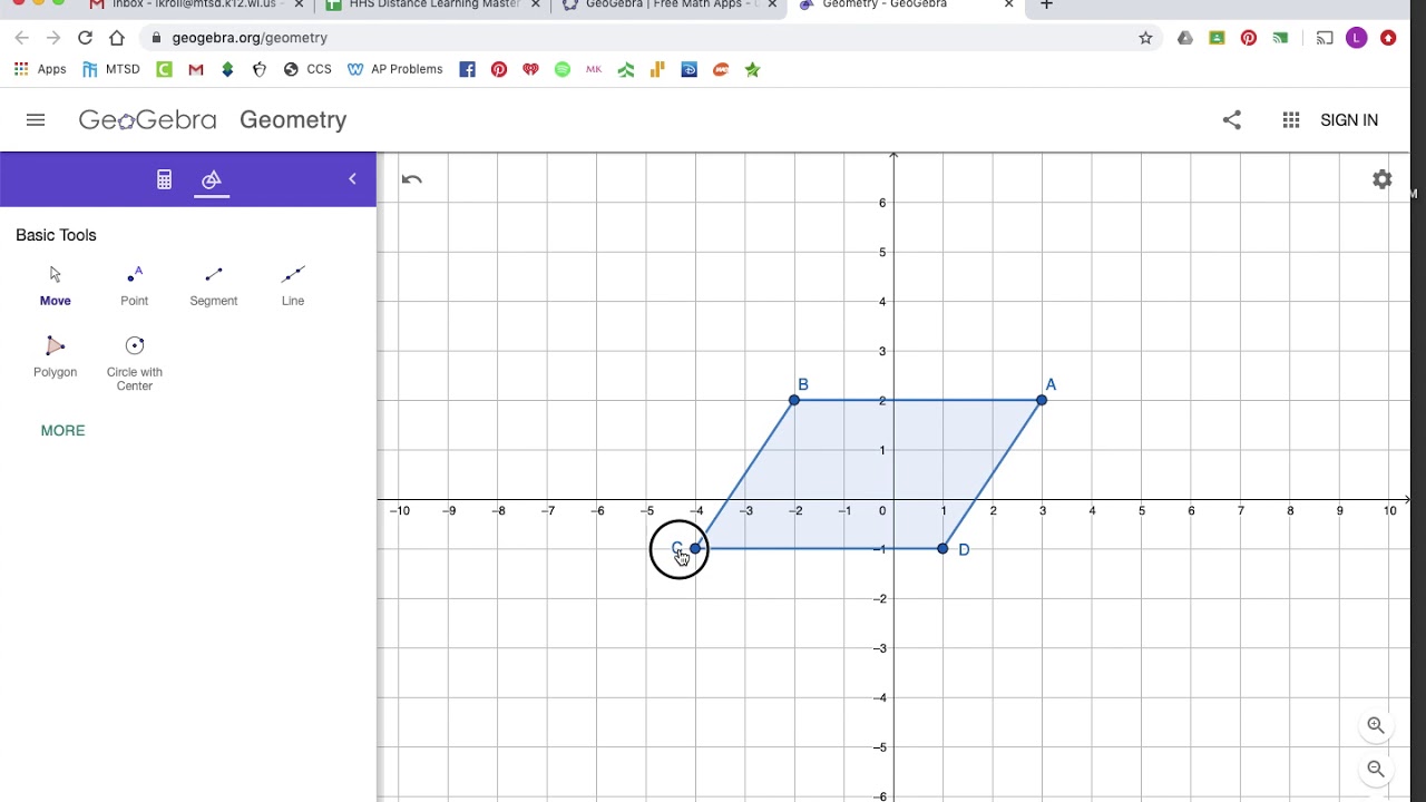 Geometry Geogebra Graphing Tutorial