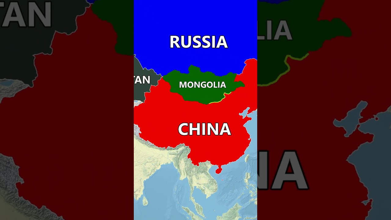 Mongolia Map Through Animation