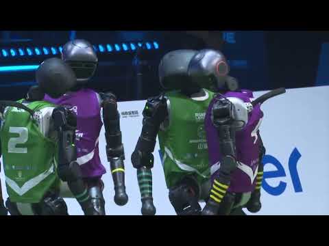 🏆🤖️THU Robotics clinch title in China's first 3v3 AI robot football match