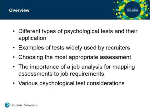 Using Psychometric or Psychological Tests and Assessments in the Workplace
