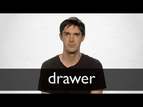 How to pronounce DRAWER in British English