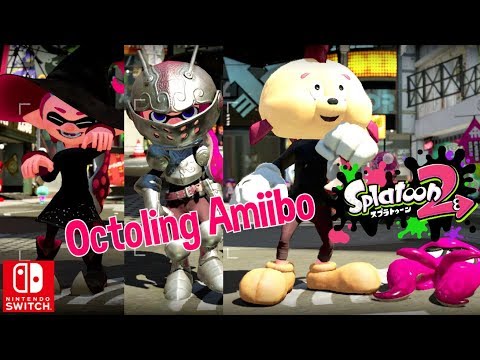 Nintendo Splatoon 2 Octoling Boy Octopus Girl Amiibo New Gear Gameplay Switch