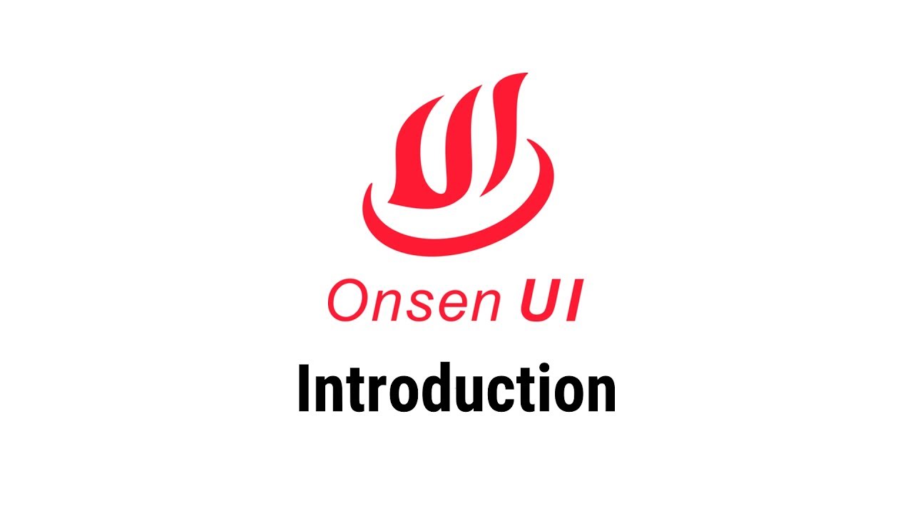 Onsen UI - Introduction
