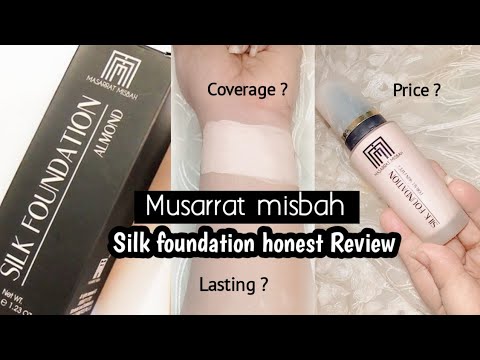 Masarrat Misbah Silk Foundation Honest review 💫#trending #viral #subscribe #foundation#popular