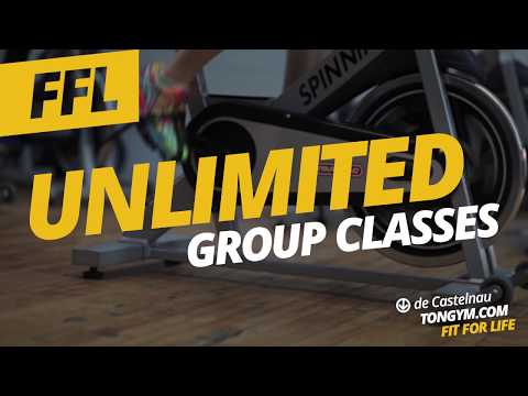 Spinning classes and other group classes at Fit for Life Gym in Montreal