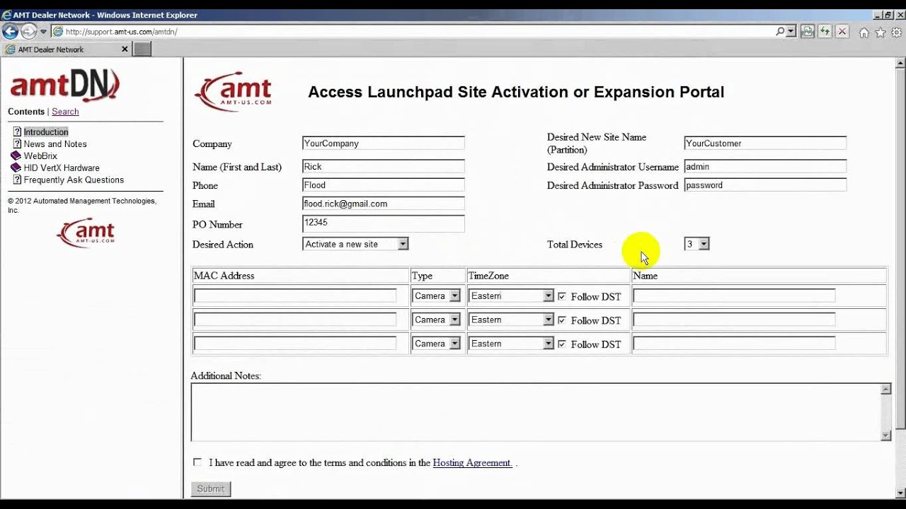 Adding or Expanding an Access Launchpad site