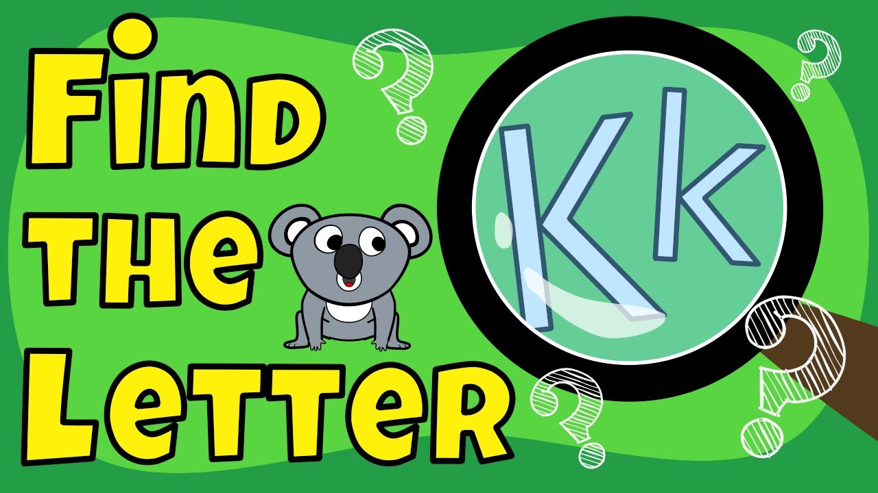 Alphabet Games | Find the Letter K