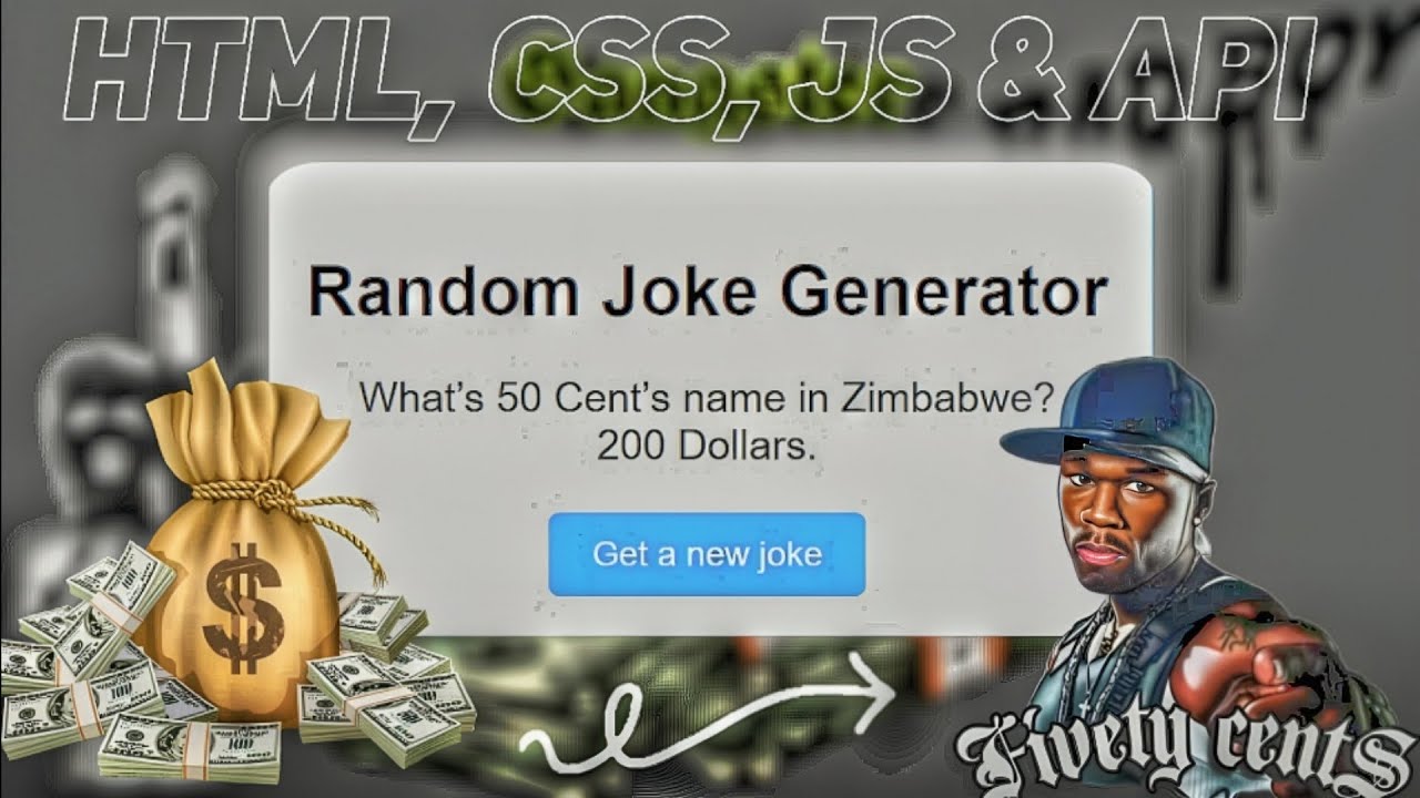 Random Joke Generator Using HTML, CSS, JavaScript & API | Step-by-Step Tutorial for Beginners