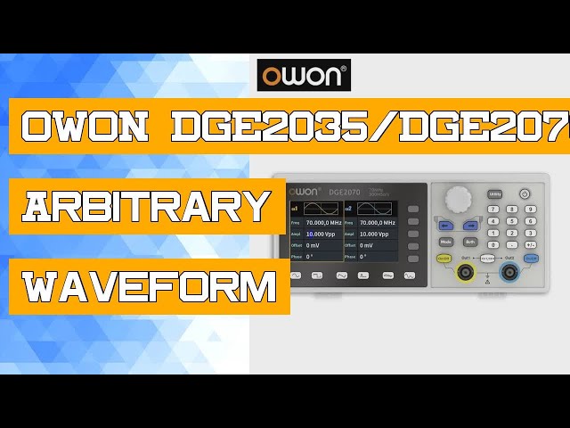FUNCTION GENERATOR - OWON DGE2035 Arbitrary Waveform Generator ...