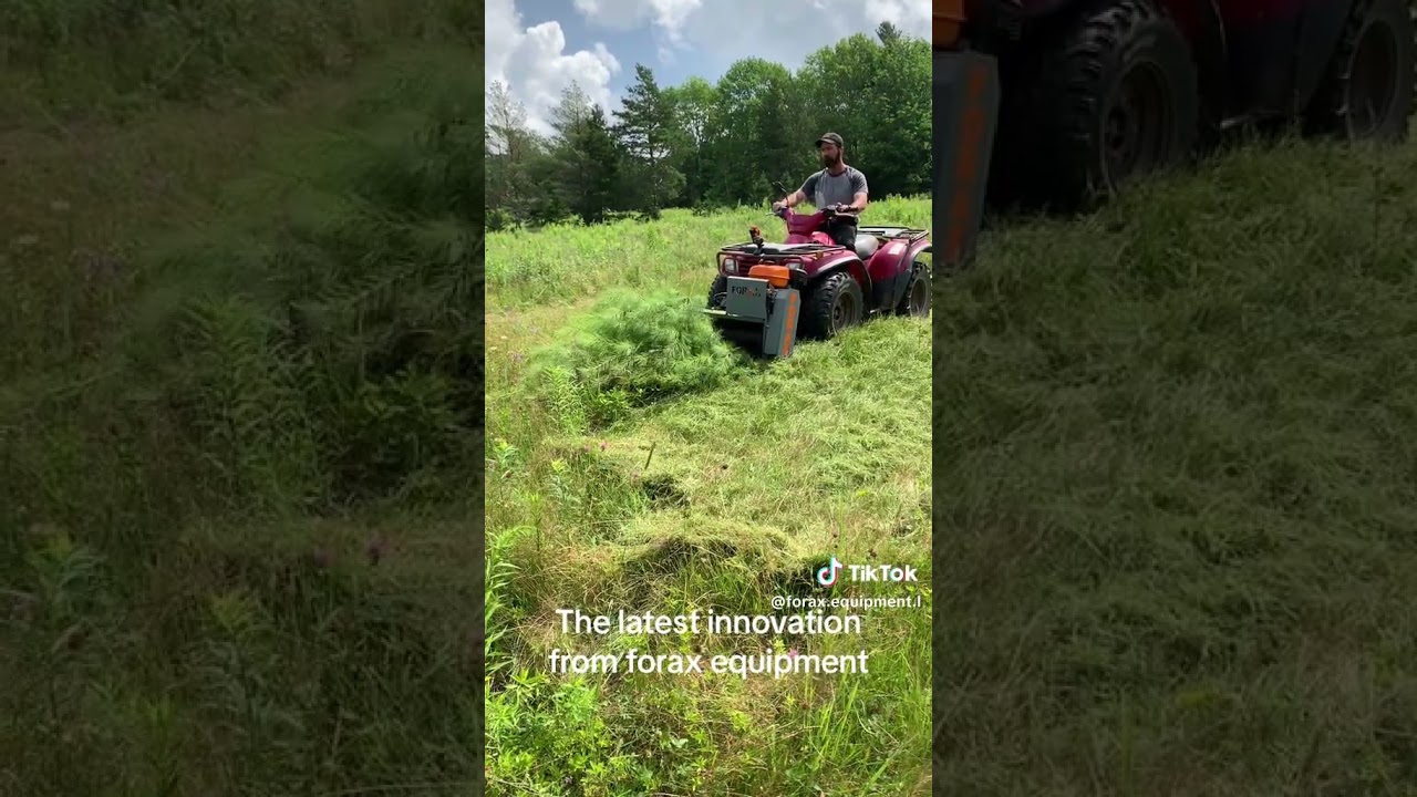 Forax GP36 ATV Mulcher Takes On Tree!