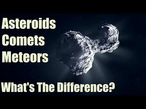 Asteroids, Comets, and Meteors: How to Tell the Difference