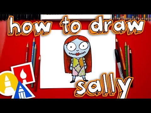 How To Draw Cartoon Sally From Nightmare Before Christmas