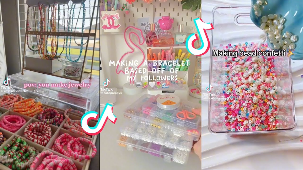 ✨🌸 Clay Bead Bracelet TikTok Compilation 🌸✨ #1 | Bracelet Making TicToks