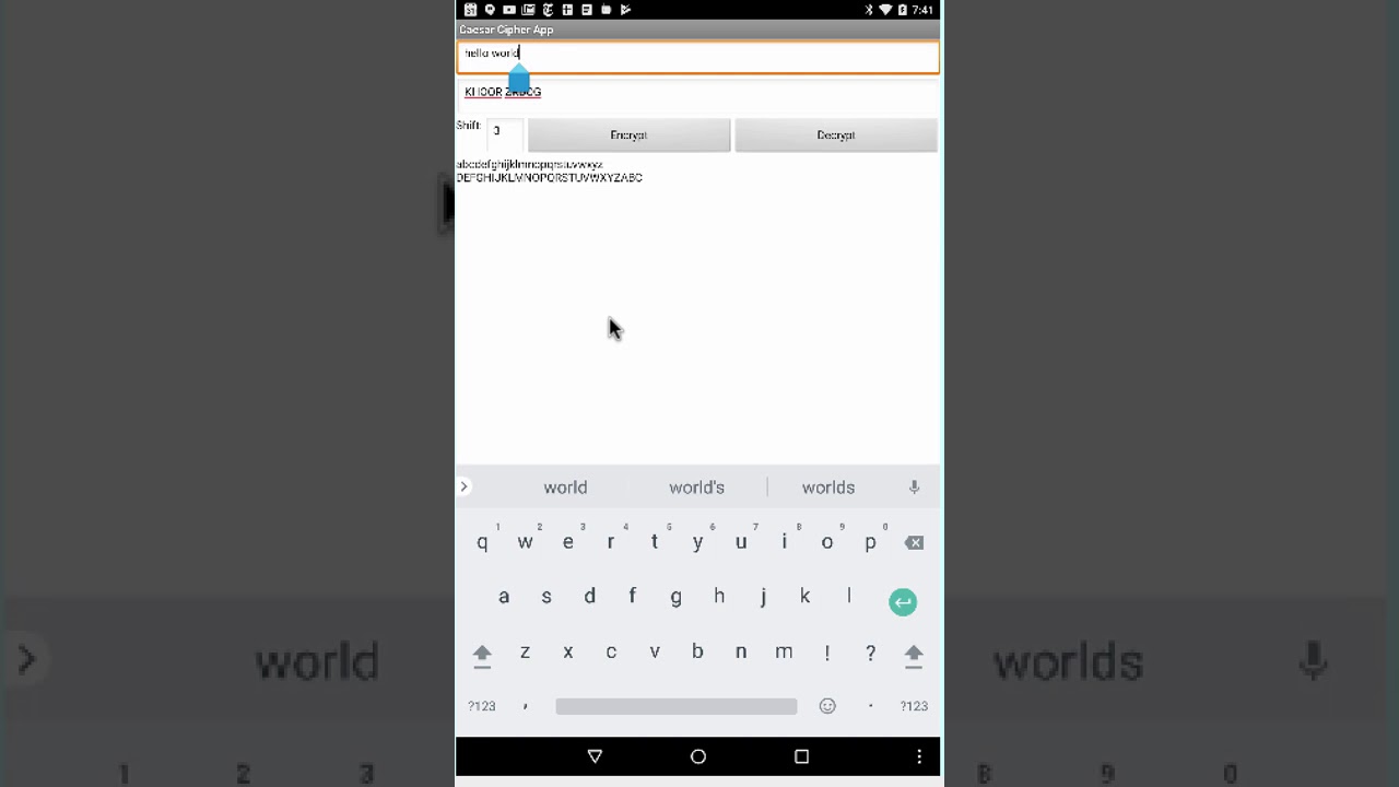 Caesar Cipher Preview