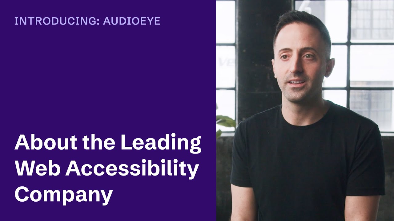 Introducing: AudioEye, A Web Accessibility Company