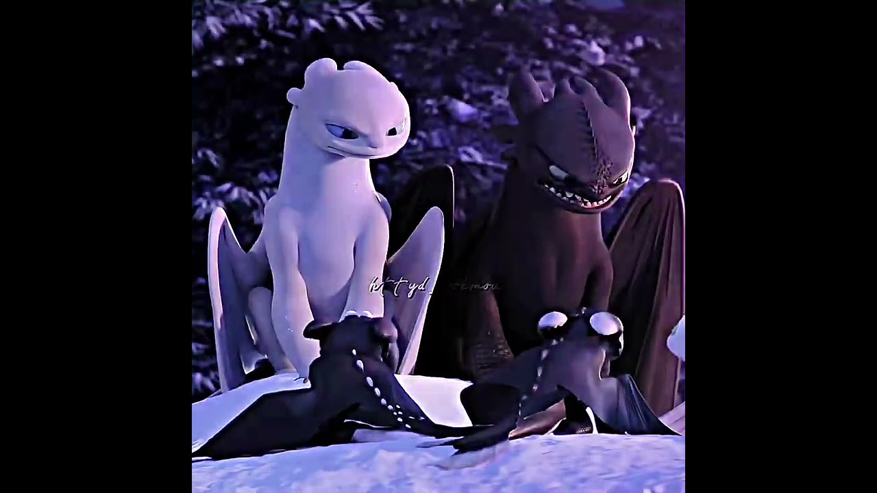 this scene will always be my favorite ! #httyd #toothless #lightfury #nightlights @hellowseve