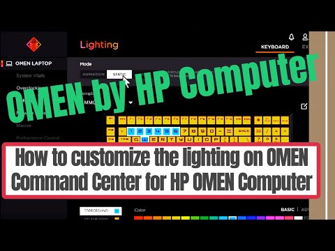 How to Customize the Lighting on OMEN Command Center for OMEN by HP Gaming Computer