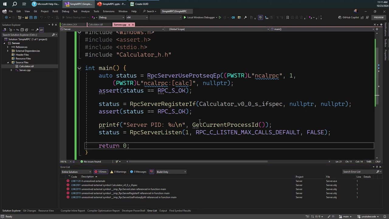 Learn how to write a simple RPC Client/Server